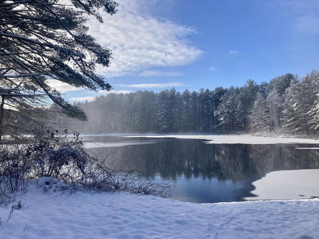 Photo Of The Week: Winter Morning Walks At Atkins Reservoir. A Gallery ...
