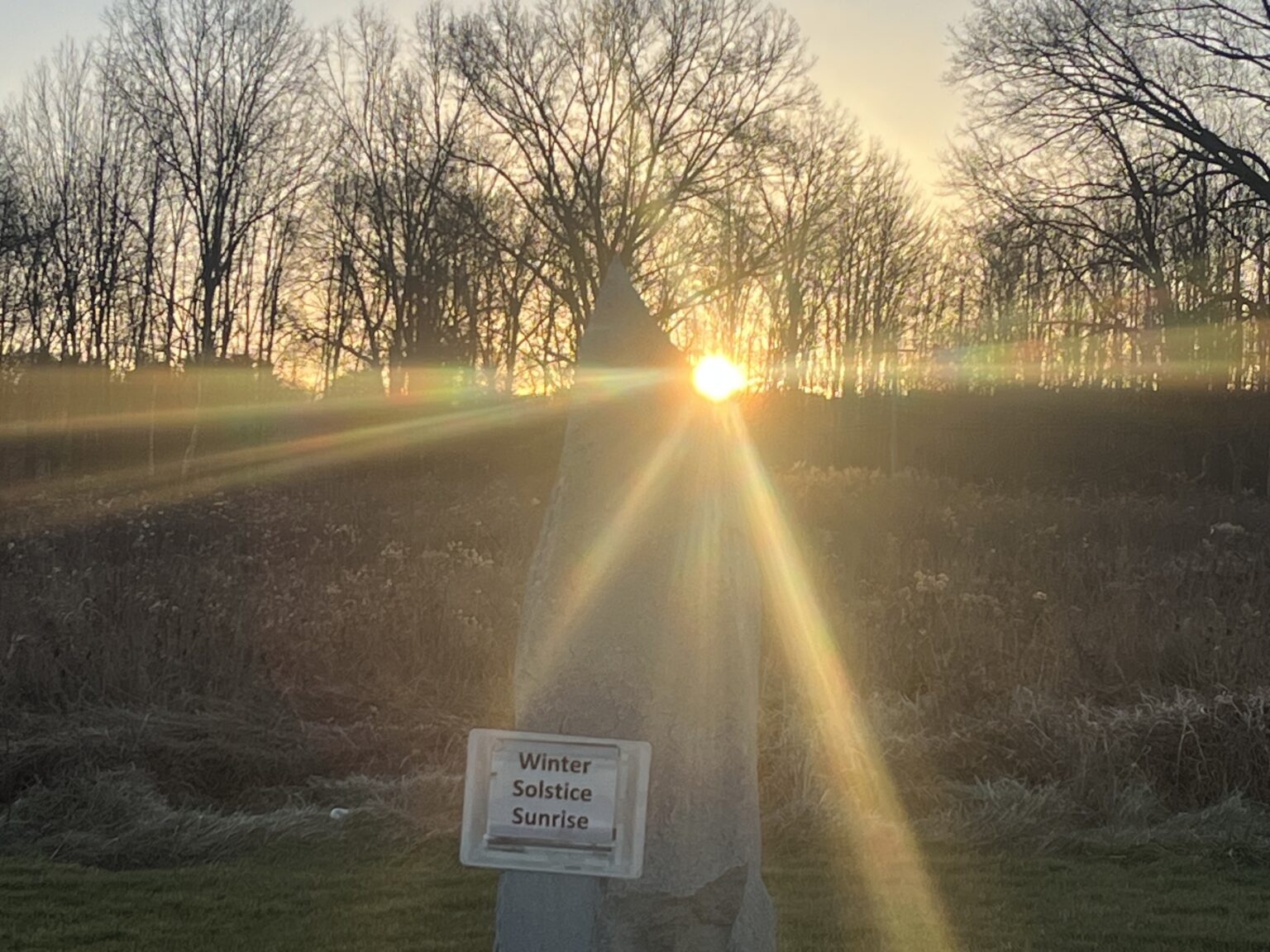 Mark the Winter Solstice at the UMass Sunwheel - Amherst Indy