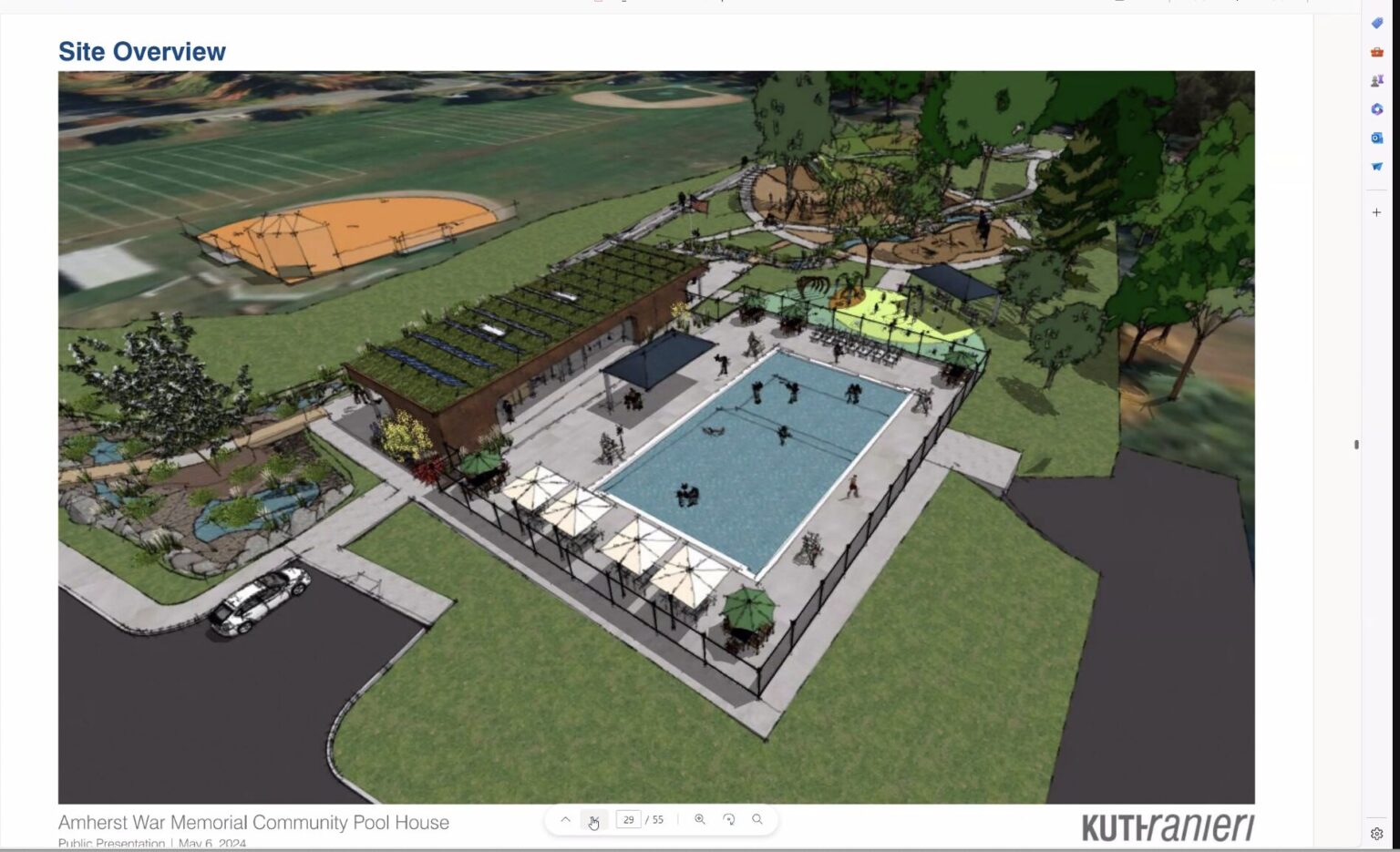 War Memorial Pool Redesign: A First Look - Amherst Indy