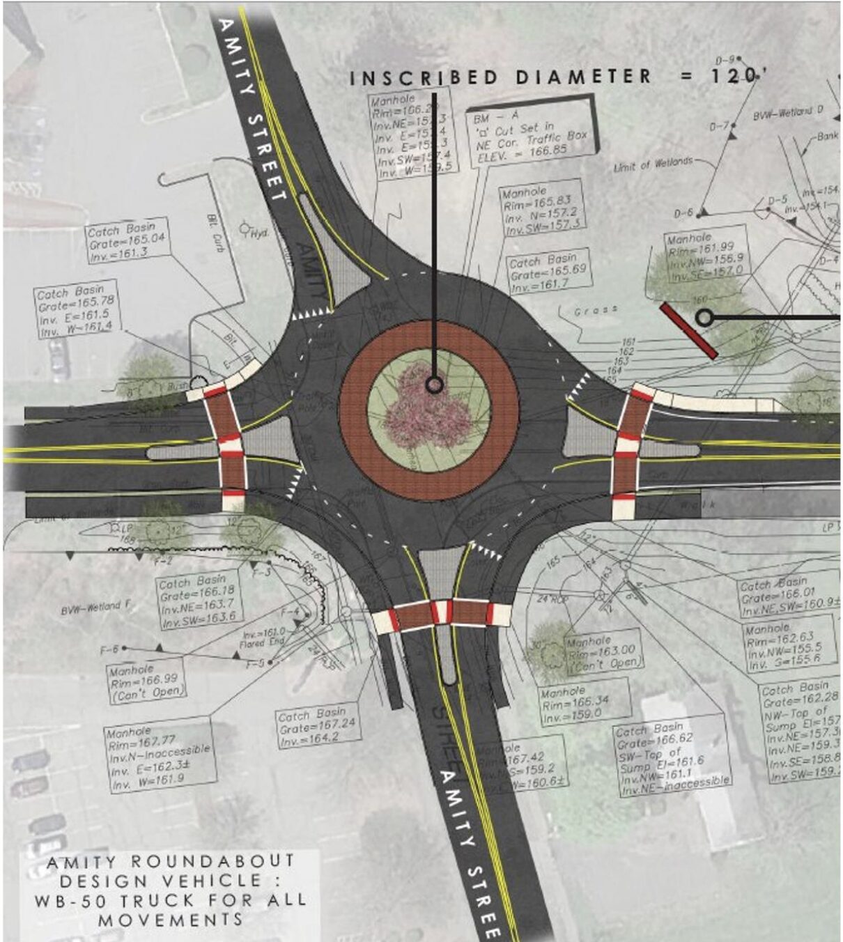Town Awarded Grant of Nearly $2M for Roundabout at Amity Street and ...