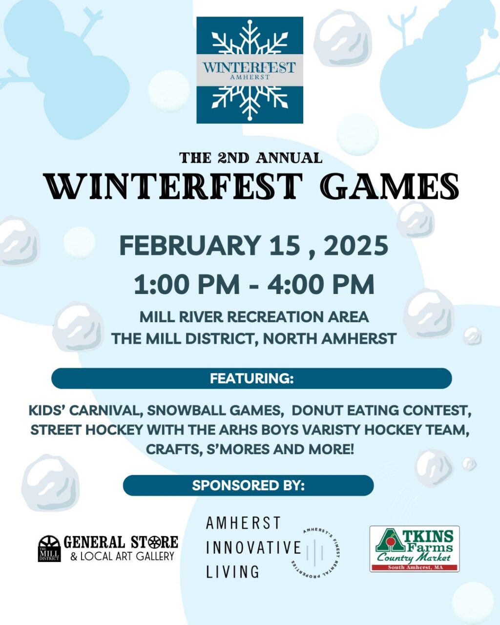 Town of Amherst Winterfest 2025: Eight Days of Fun - Amherst Indy