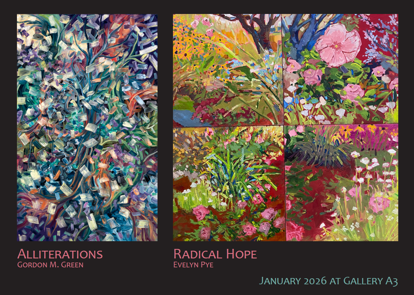 Landscapes Abstract and Immersive at Gallery A3 in January - Amherst Indy