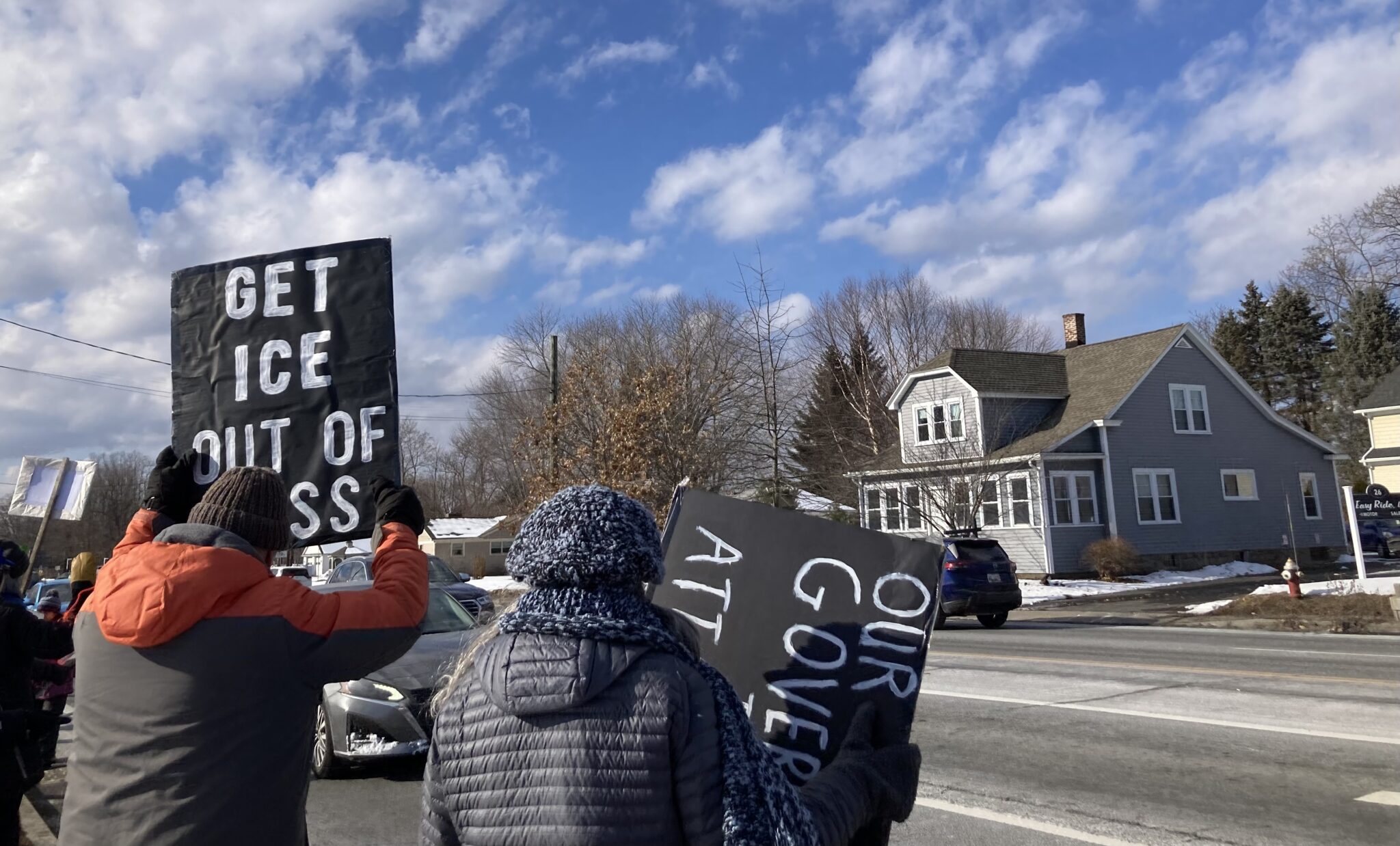 Photos of the Week: ICE Out for Good Standout in Hadley - Amherst Indy